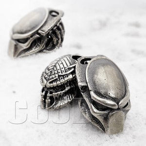 Author's EDC Bead Charm Necklace Pendant Bead PREDATOR HELMET #3 for ...