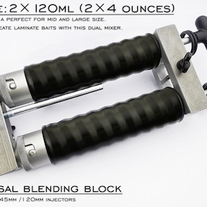 Professional Aluminium Injector Soft Lure Bait Mold Fishing Plastisol ...