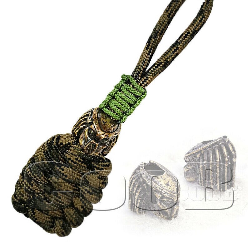 Author's EDC Bead Charm Necklace Pendant Bead PREDATOR - Etsy