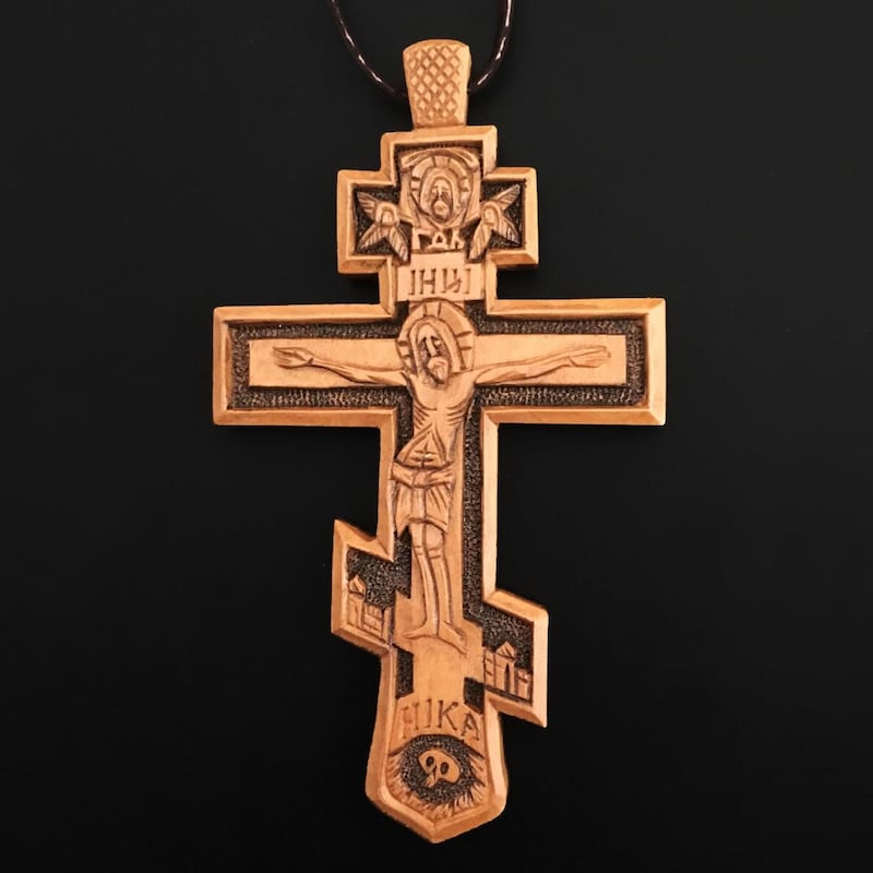 Wooden Orthodox Cross - Etsy