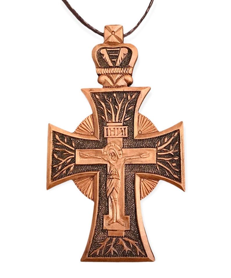 Super Exclusive Orthodox Pectoral Neck Cross Wooden Handmade - Etsy