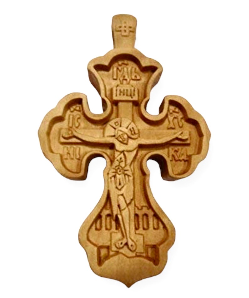 NEW Unique Neck Cross Wooden Hand Carved Crucifix With - Etsy