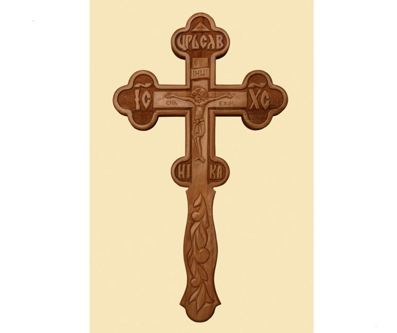 Exclusive Carved Wooden Altar Hand Blessing Cross Crucifix | Etsy