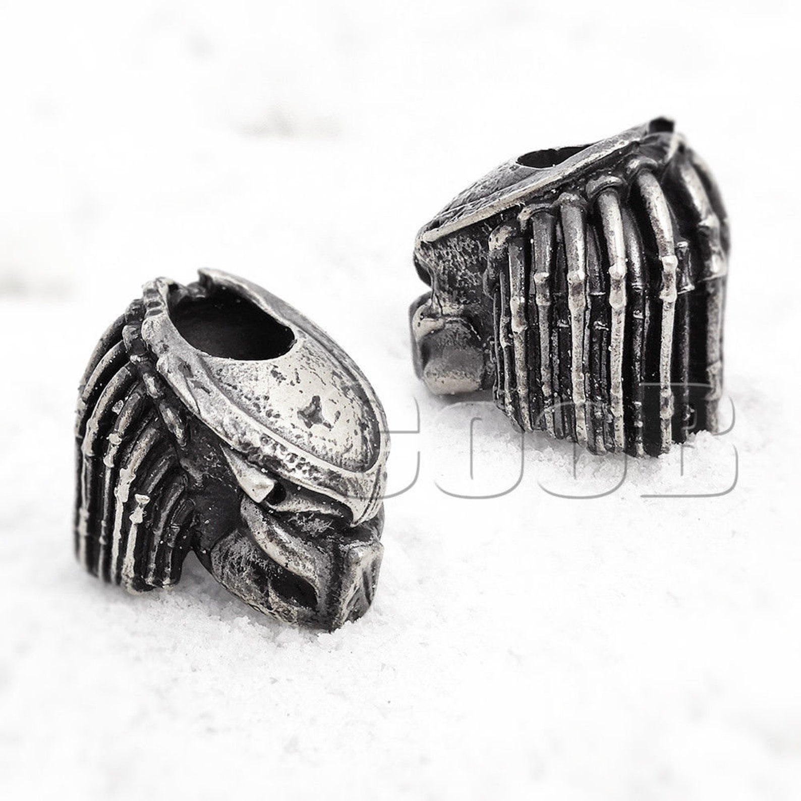 Author's EDC Bead Charm Necklace Pendant Bead PREDATOR - Etsy