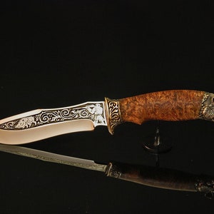 Author's Knife Custom Handmade Knife WILD BOAR for - Etsy