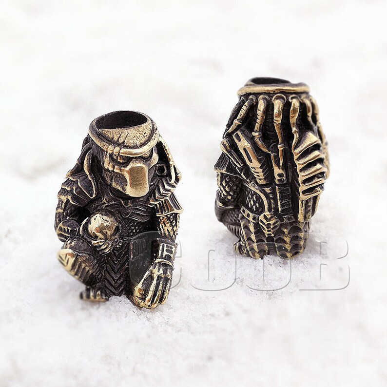 Author's EDC Bead Charm Necklace Pendant Bead PREDATOR for Bracelet ...