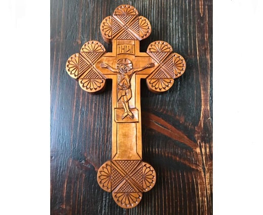 Exclusive Handmade Decorative Catholic Orthodos Wooden Wall - Etsy