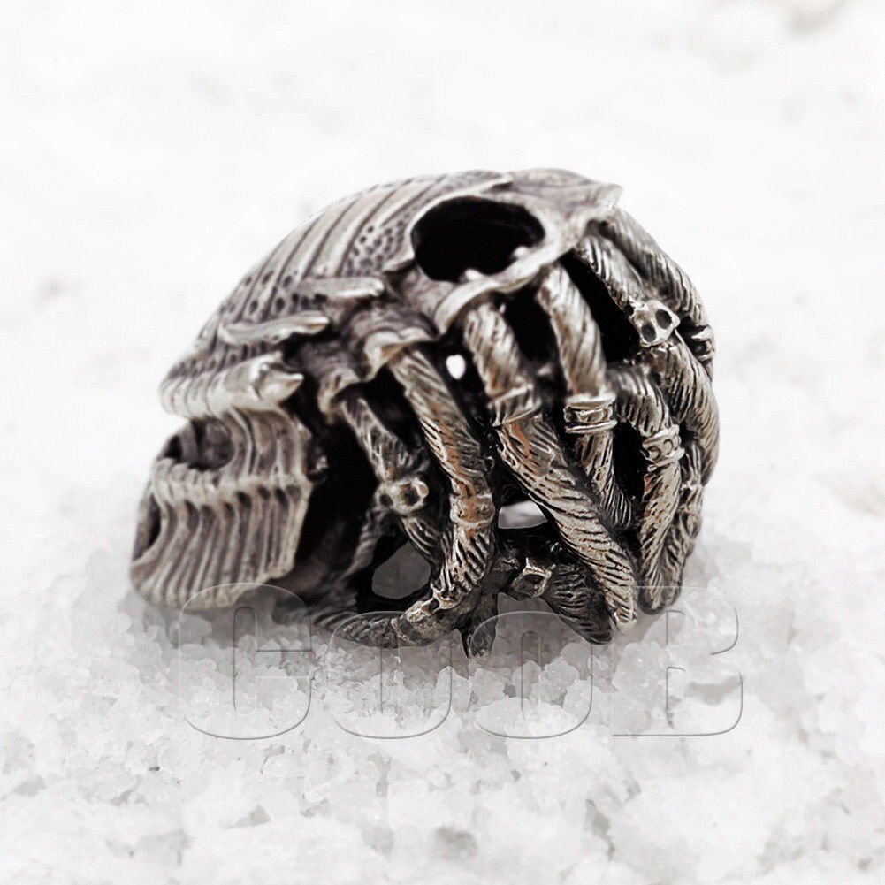 Author's EDC Bead Charm Necklace Pendant Bead PREDATOR | Etsy