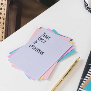 Compliment Card Postcard Pack Positive Affirmation Postcard Set ...