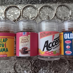 Mini Seasoning Keychains Travel Seasoning Keychains Mini Shaker ...