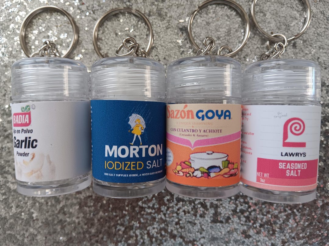 Mini Seasoning Keychain Travel Seasoning Keychains Mini Shaker ...