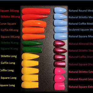 Pop Art Comic Retro Neon Colorful Press on Nails Set - Etsy