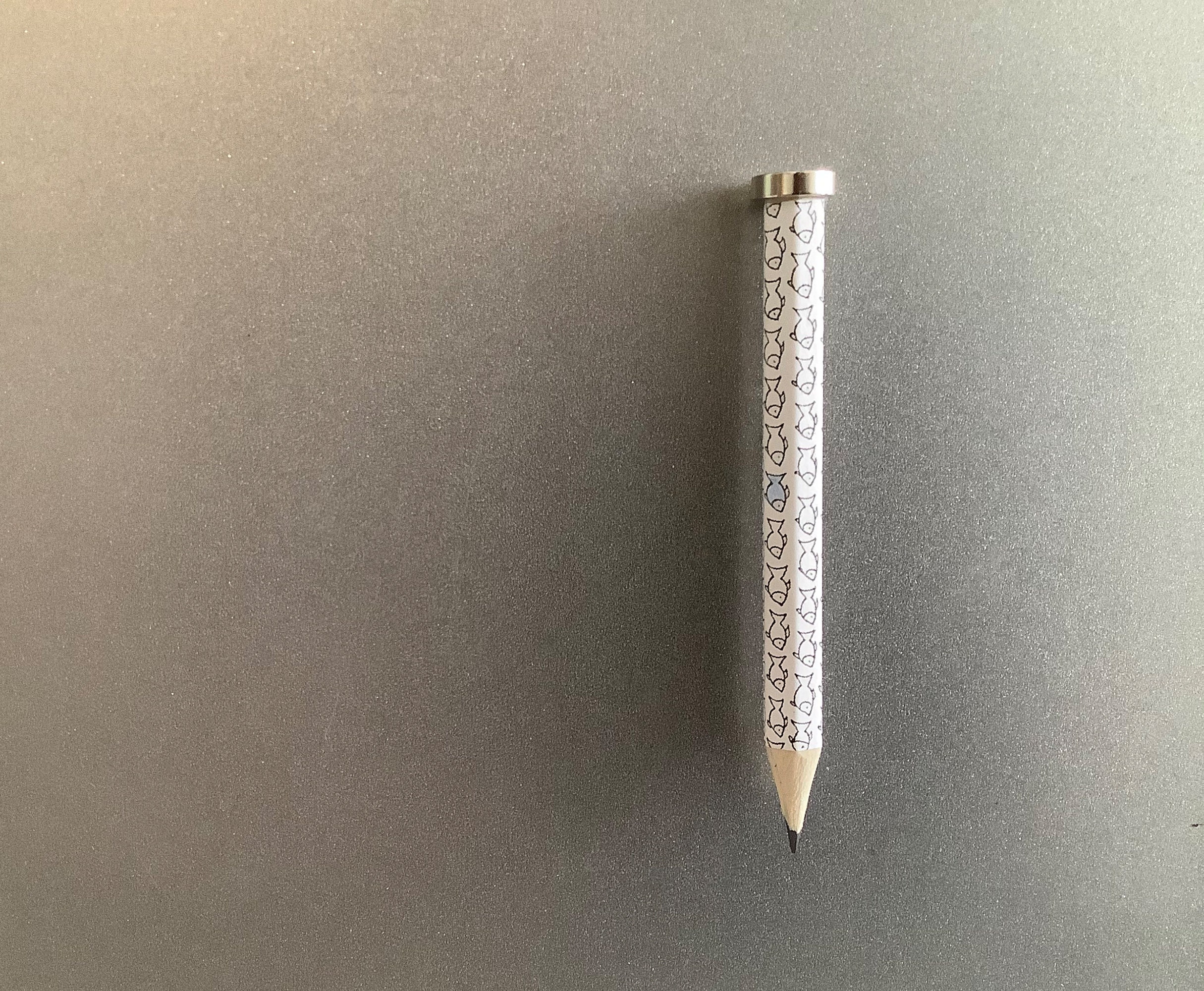 Magnetischer Notizblock + Stift mit Magnet als Set - "Meer, weiß ...