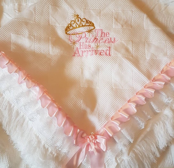 Romany Baby Shawl Princess Has Arrived - Etsy UK