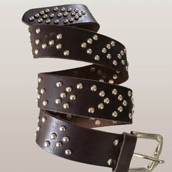 Studded Belt - Etsy