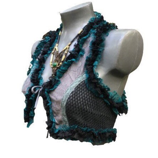 Ruffle Vest - Etsy
