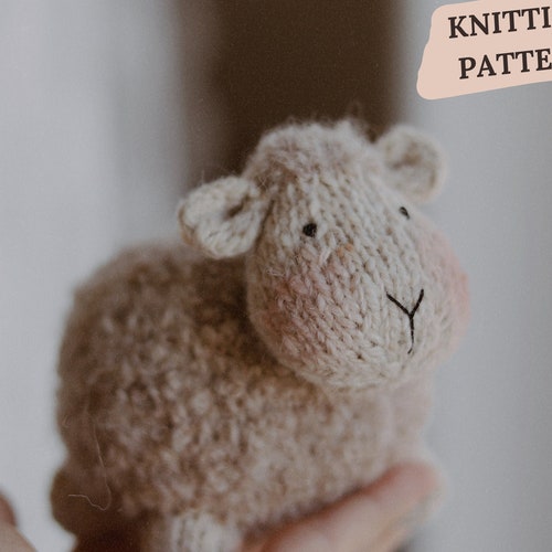 Lamb Knitting Pattern Knitting Toy Knit Sheep Pattern - Etsy