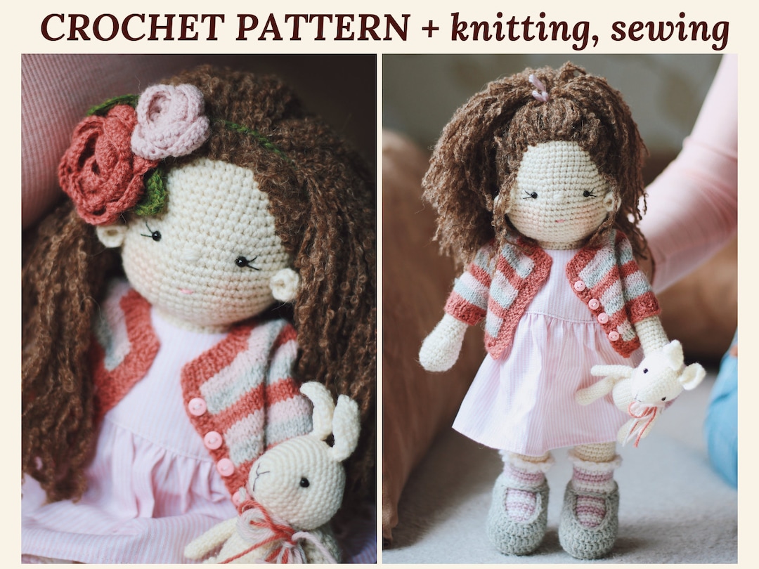 Emmy Doll Crochet Pattern Amigurumi Doll Crochet Doll Pattern English ...