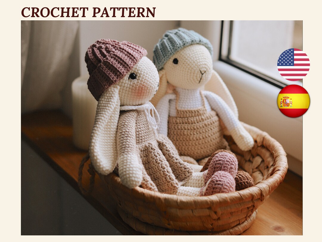 Bunny Crochet Pattern Amigurumi Rabbit Pattern Crochet Bunny - Etsy