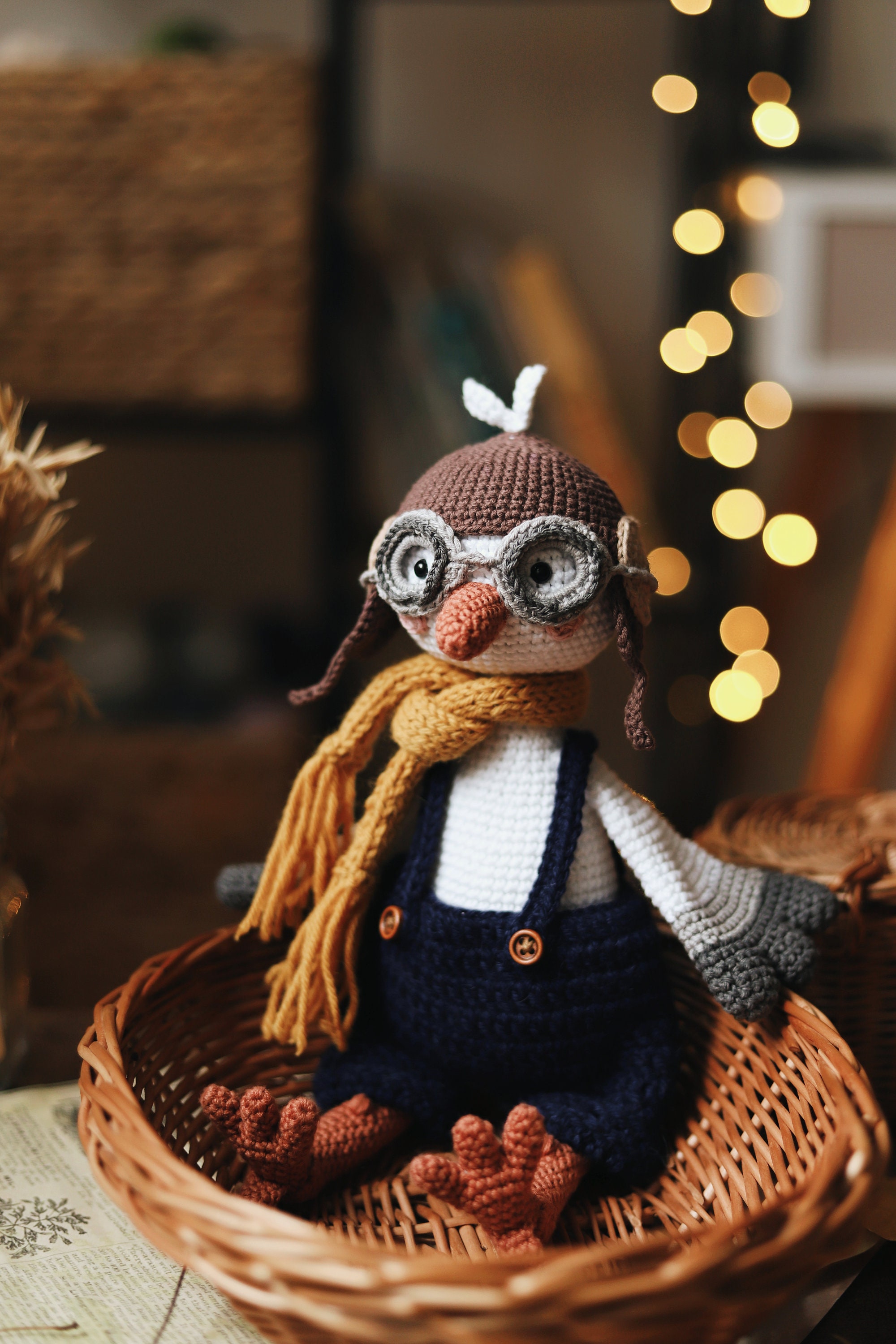 Stork Pilot Crochet Pattern Amigurumi Stork Pattern Crochet - Etsy