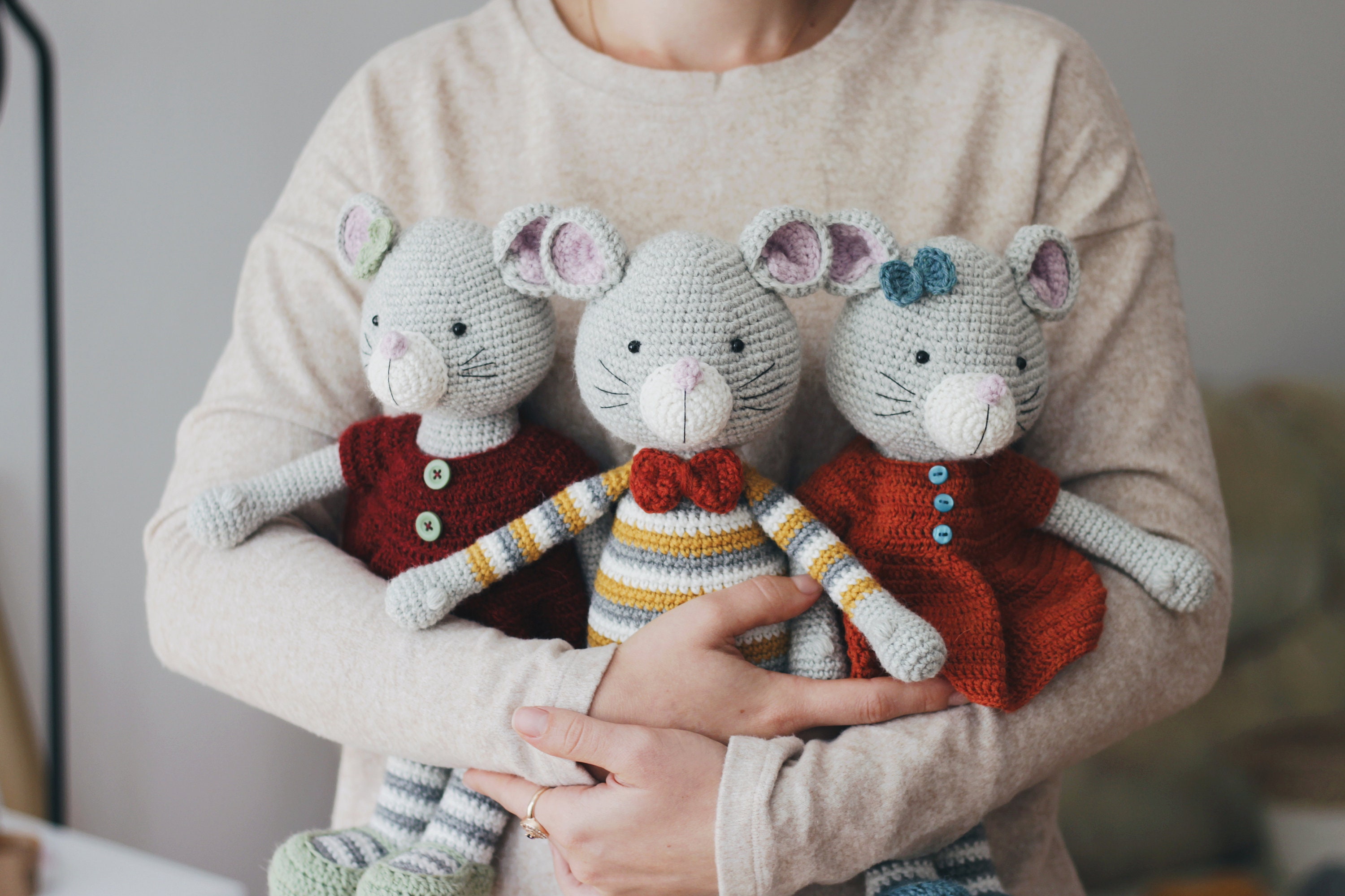 Big Mouse Crochet Pattern Mouse Amigurumi Pattern | Etsy