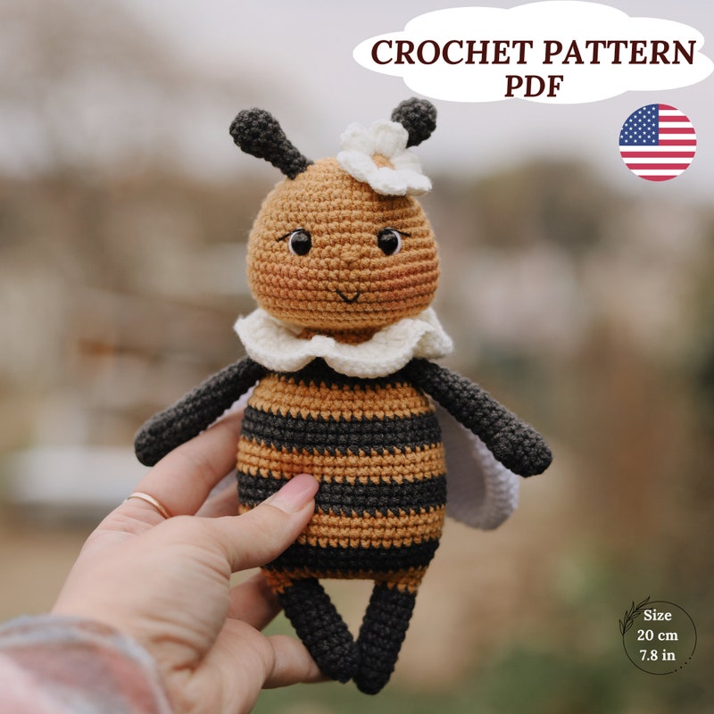 Crochet Bumble Bee - Etsy