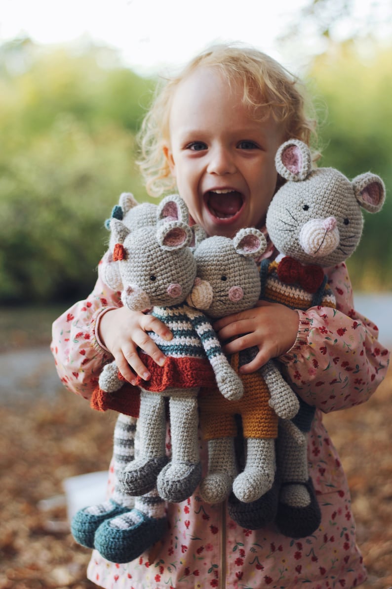 Crochet Mouse Pattern Mini Mouse Amigurumi Mouse Pattern - Etsy