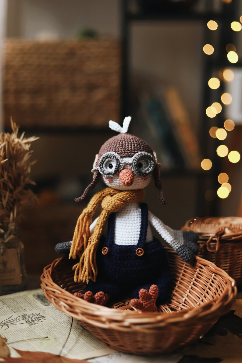 Stork Pilot Crochet Pattern Amigurumi Stork Pattern Crochet - Etsy