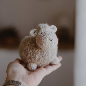 Lamb Knitting Pattern, Knitting Toy, Knit Sheep Pattern, Knitted Animal ...