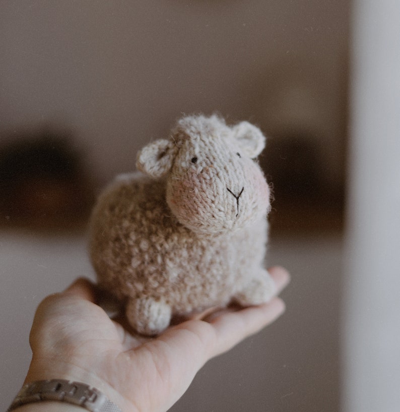 Lamb Knitting Pattern, Knitting Toy, Knit Sheep Pattern, Knitted Animal ...