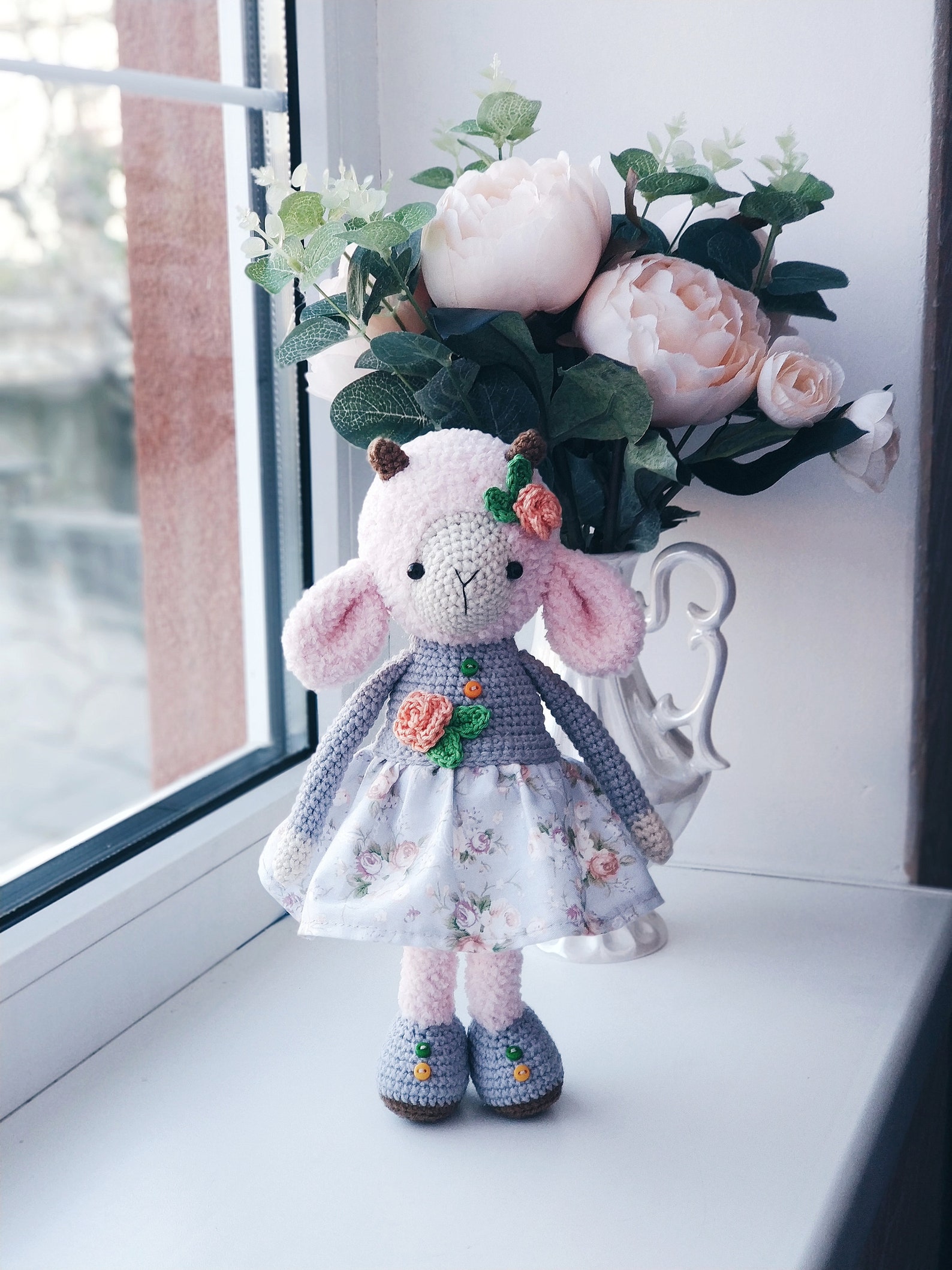 Crochet Sheep Pattern Amigurumi Lamb Pattern Crochet Lamb Farm Animal ...