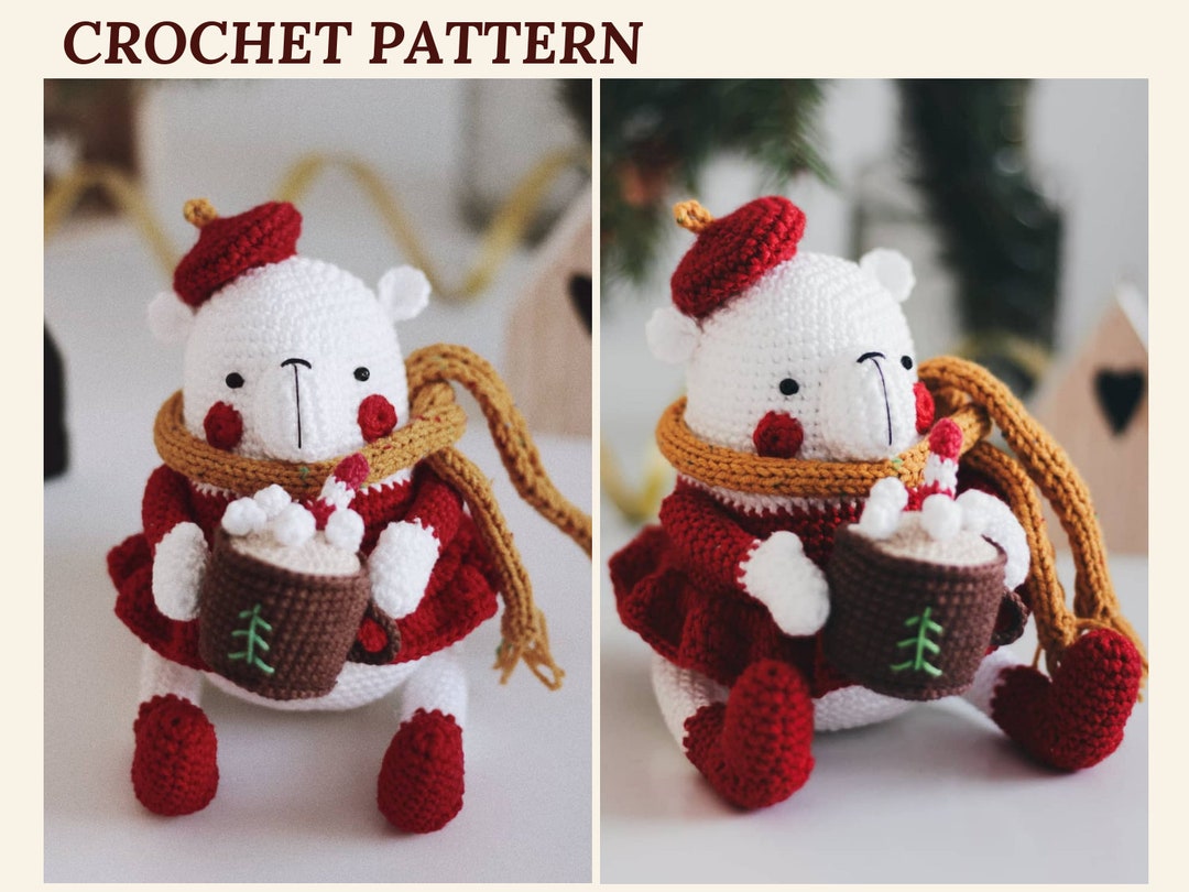 Bear Fiona Pattern Crochet Bear Amigurumi Bear Crochet Teddy - Etsy