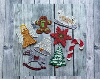 Stickdatei Lace, FSL Weihnachtsschmuck, 10x10 Rahmen ...