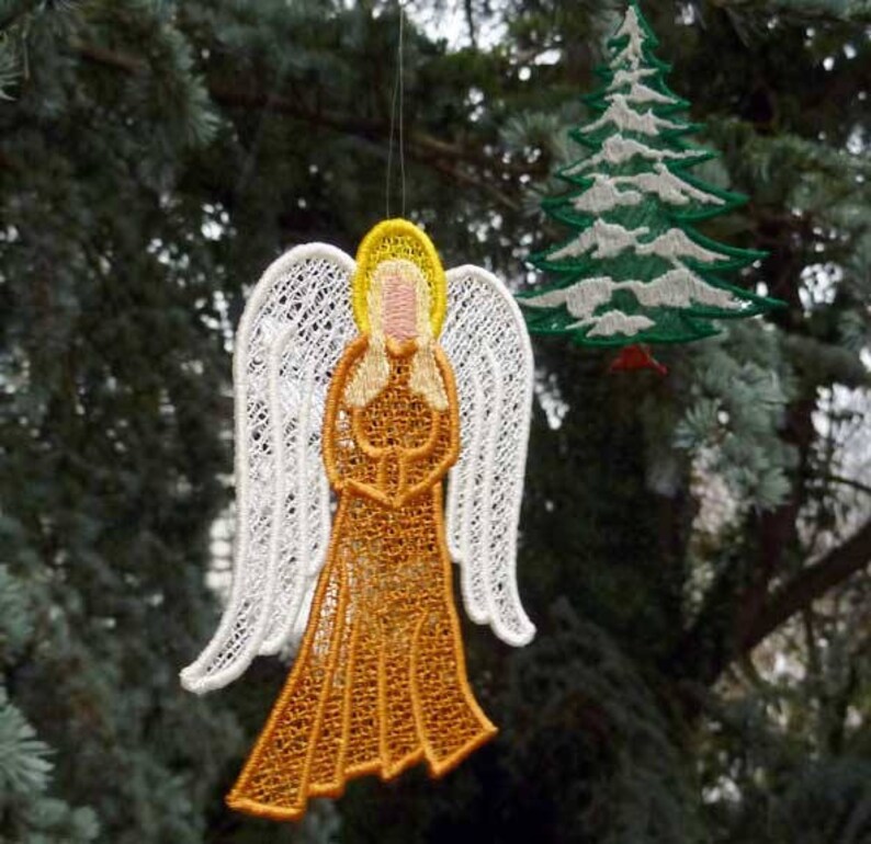 Stickdatei Lace, FSL Weihnachtsschmuck, 10x10 Rahmen ...