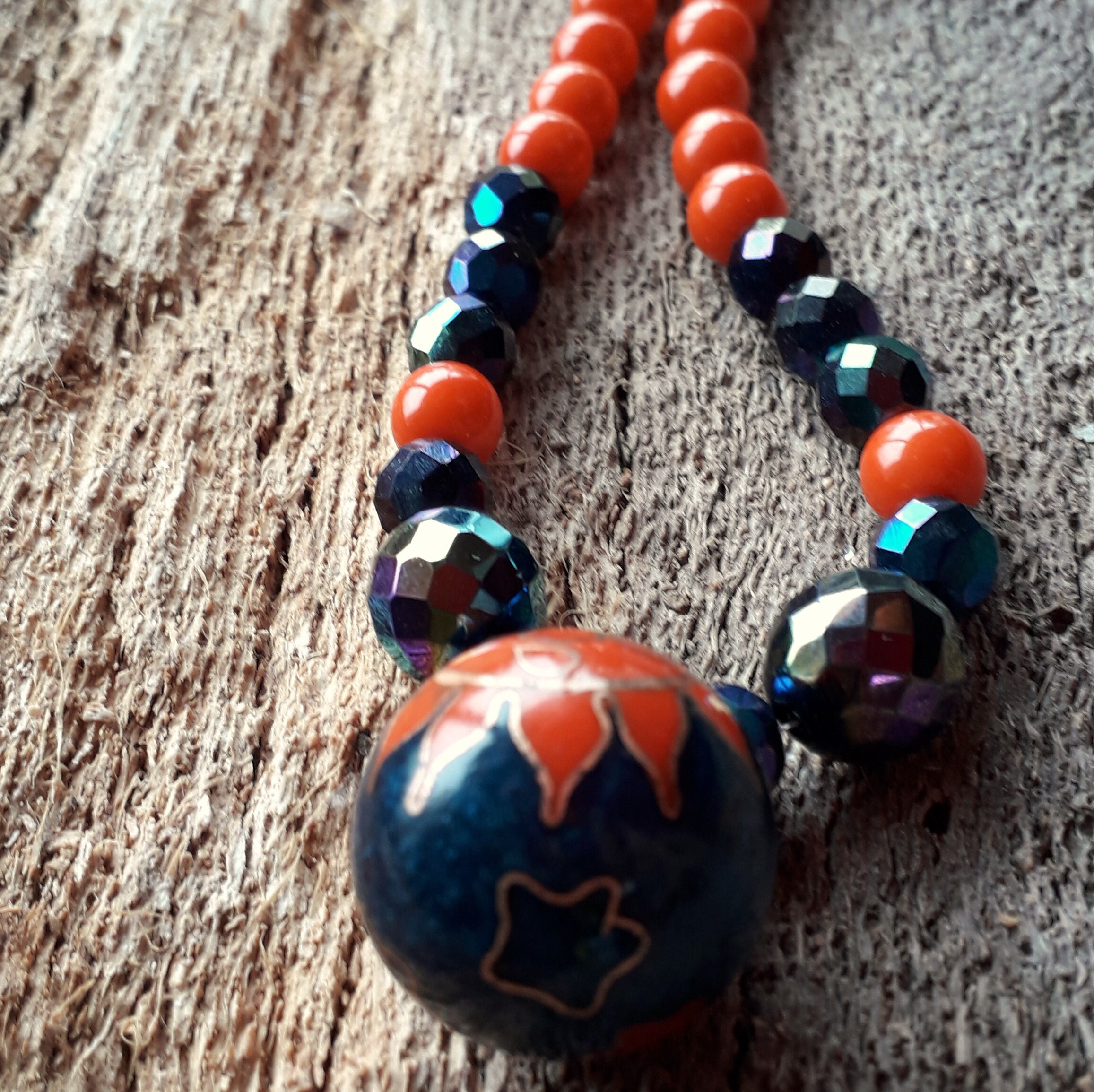 Chinese meditatie ketting stress bal hanger zon en sterren | Etsy