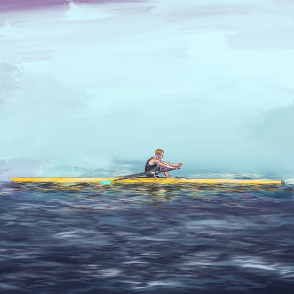 Rowing Art - Etsy