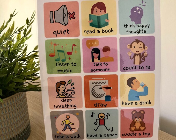 Calm Down Tools Board | Etsy