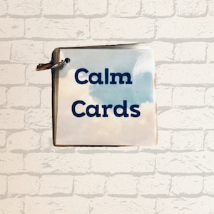 Printable Calm Cards Asd Adhd Autism Anxiety - Etsy