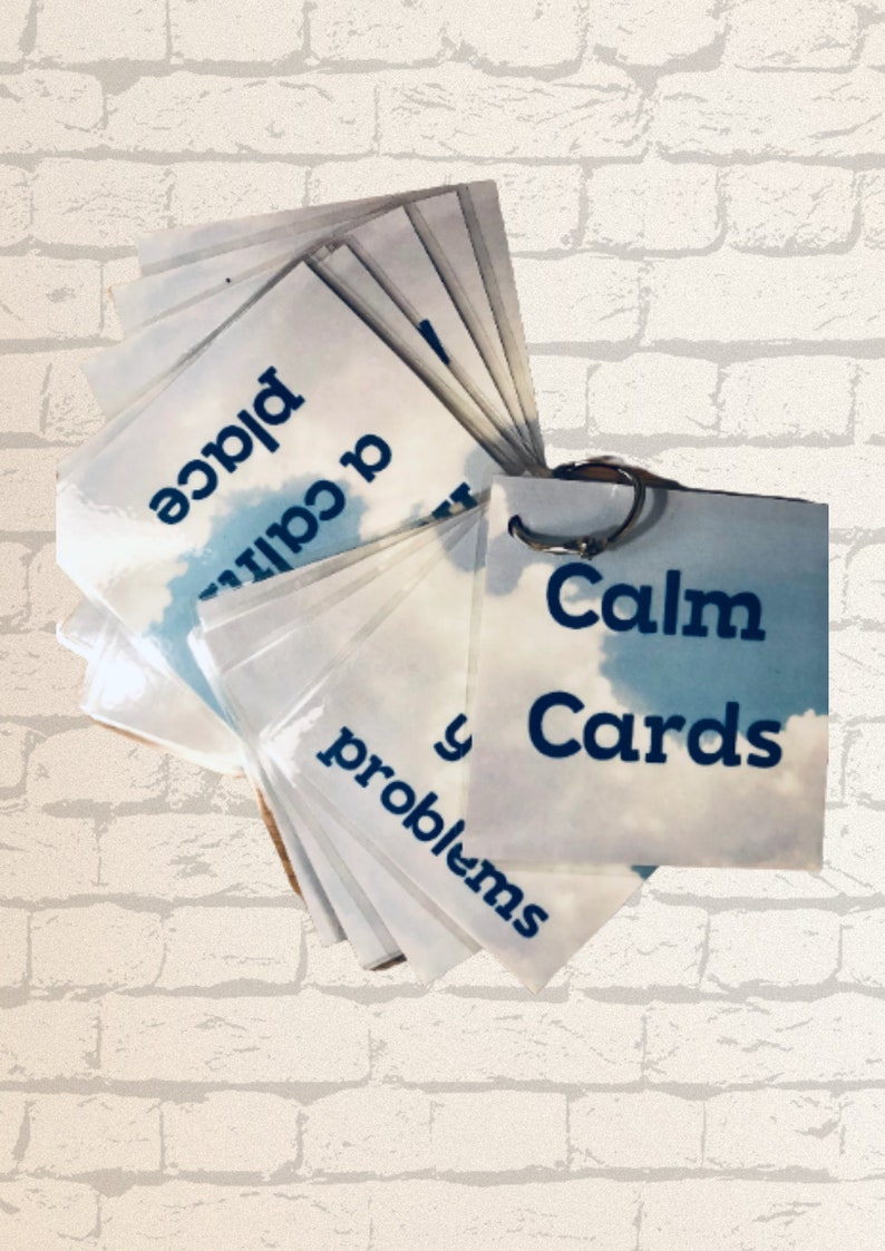 Printable Calm Cards Asd Adhd Autism Anxiety - Etsy