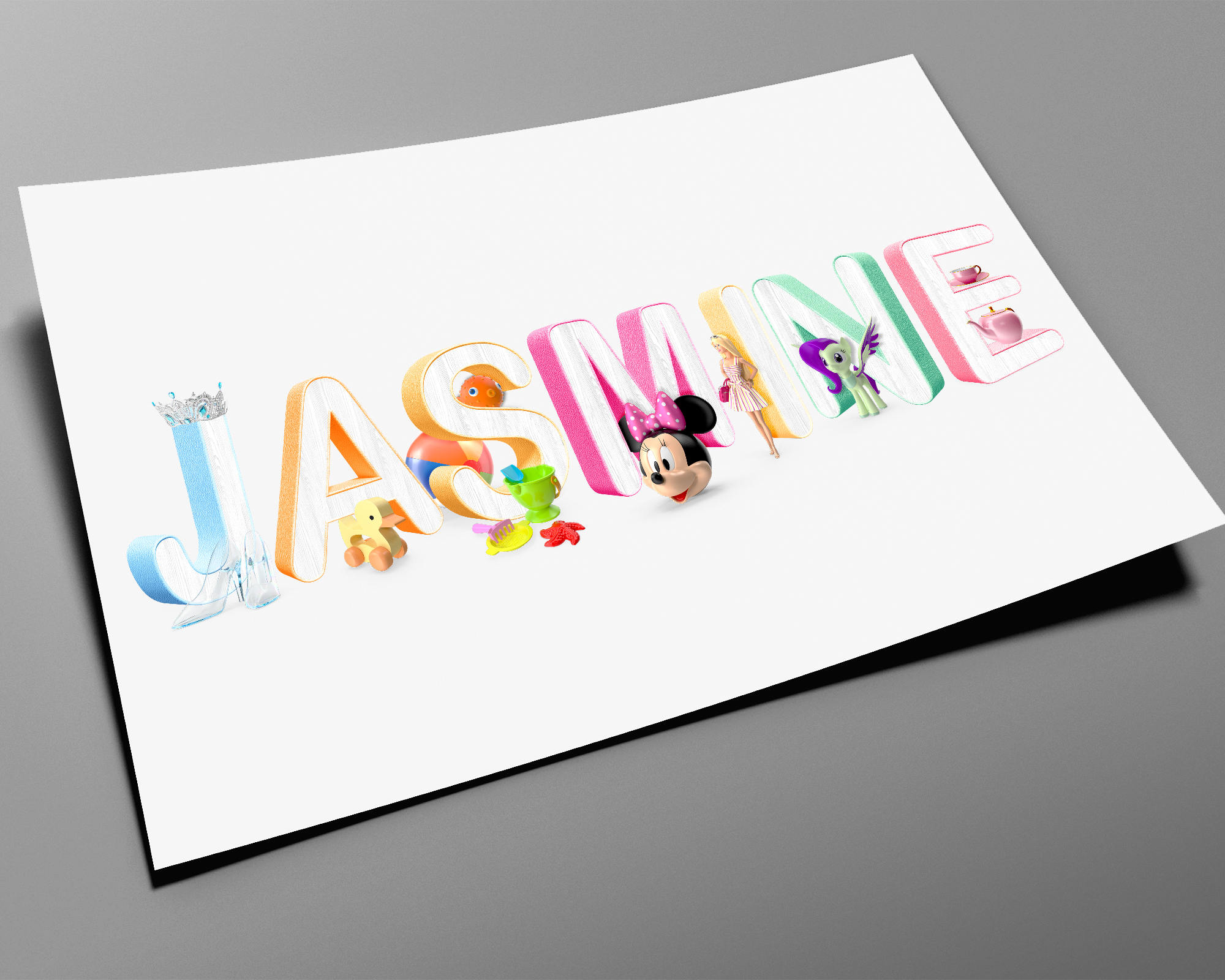 Princess Name Sign / Baby Name Art / Disney Princess / Nursery | Etsy