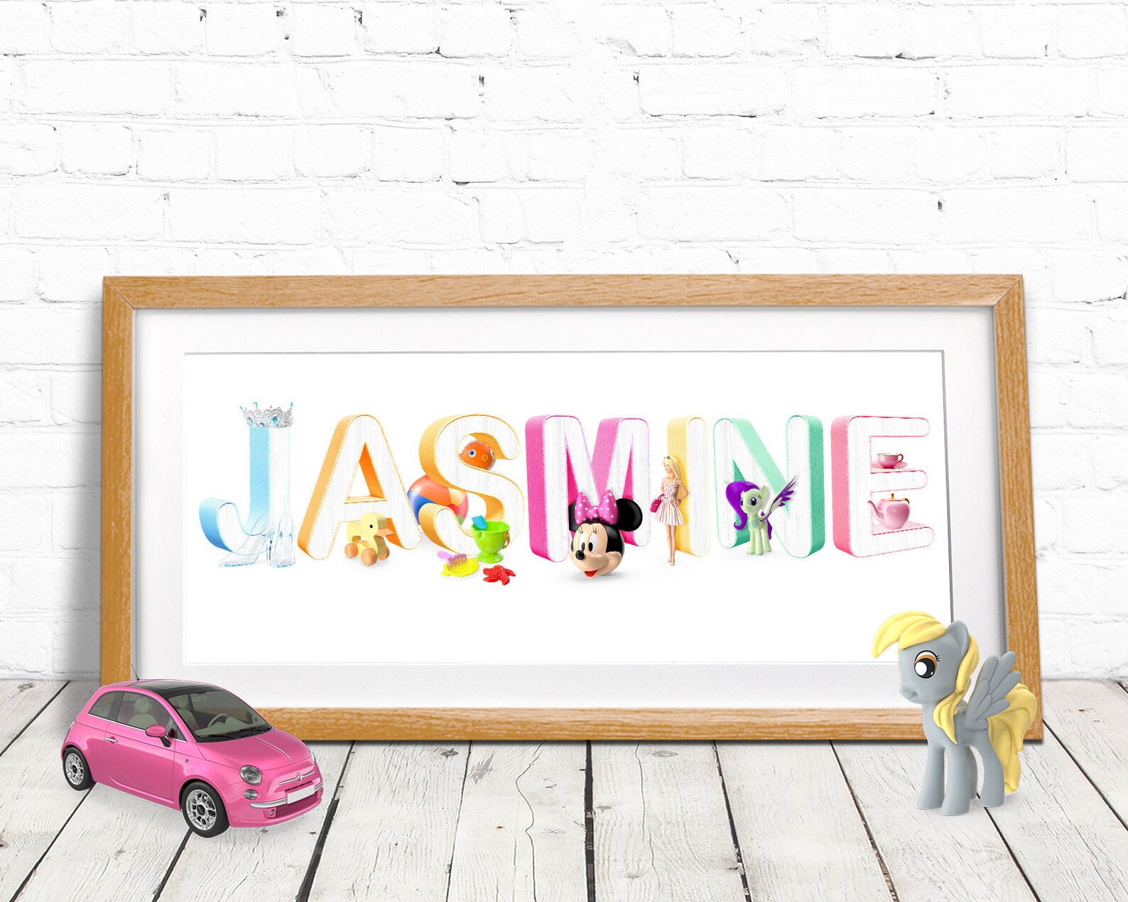 Disney Princess / Princess Name / Name Art / Disney Art / | Etsy
