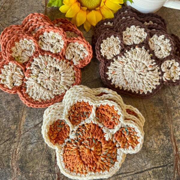 Paw Print Coasters - Etsy