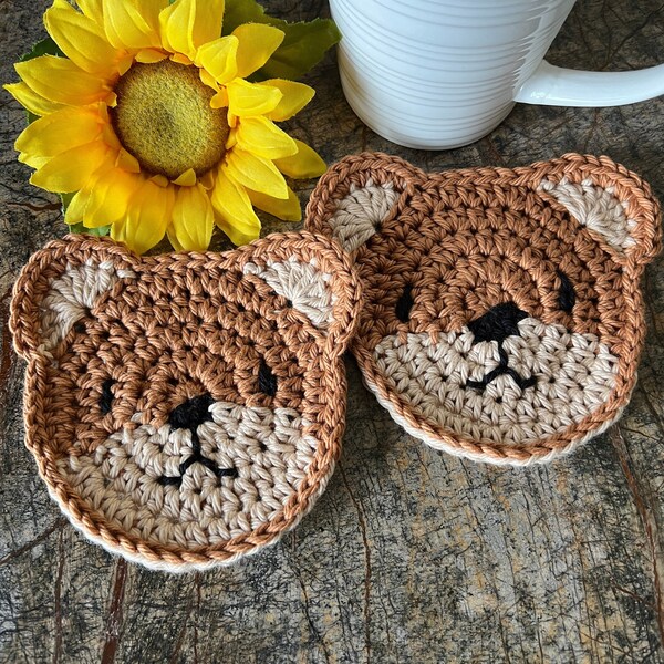 Bear Coasters - Etsy