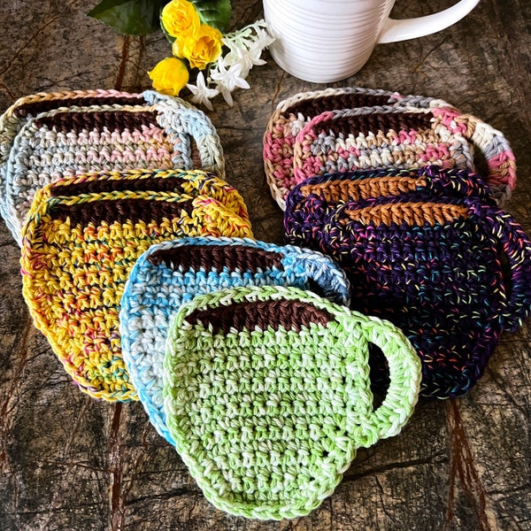 Crochet Cup Coaster - Etsy