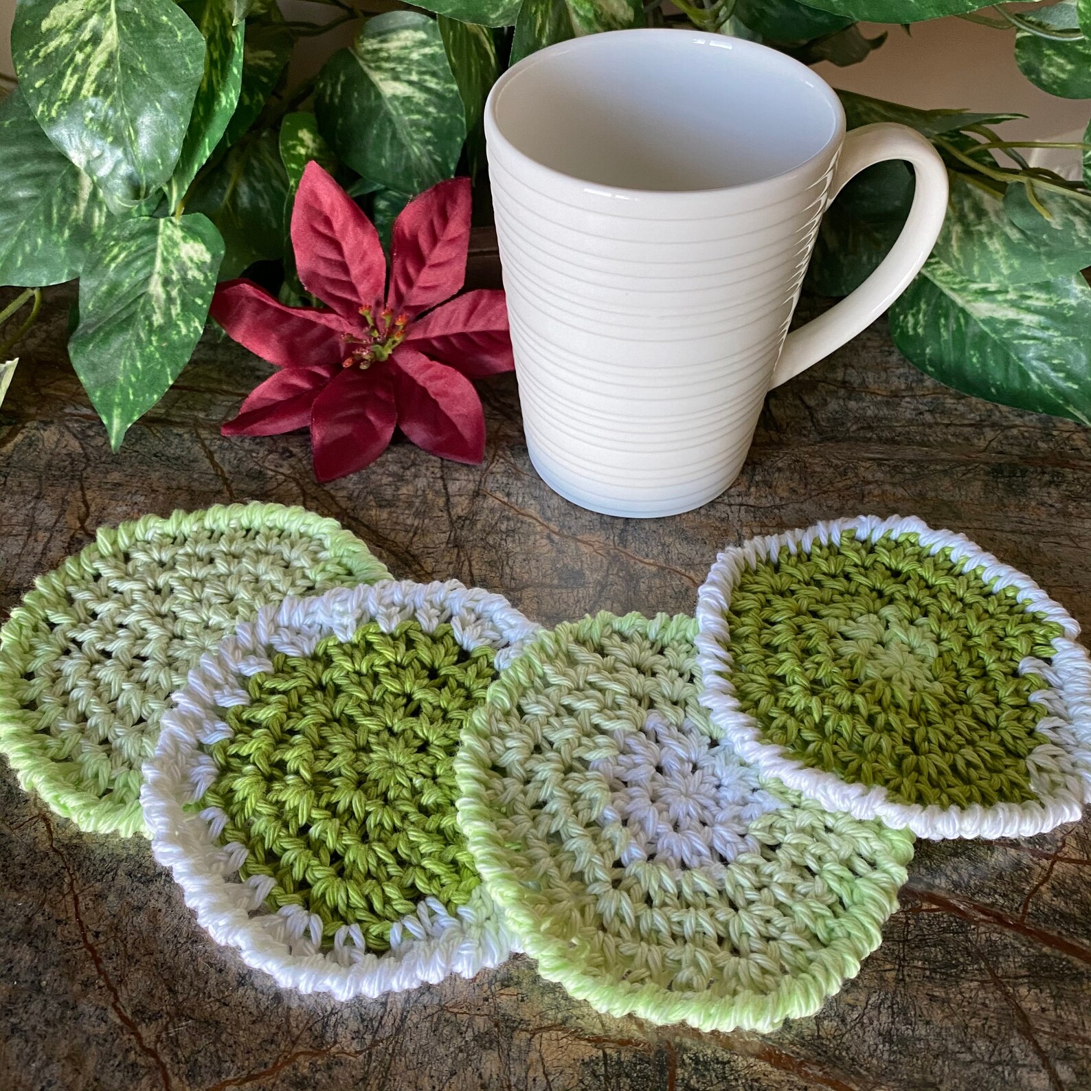 Seashell Coasters Set of 4 Seashell Beach Coasters Coasters - Etsy