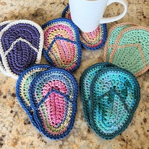 Flip Flop Coasters Set of 2 Coasters Beach Coasters Gift - Etsy