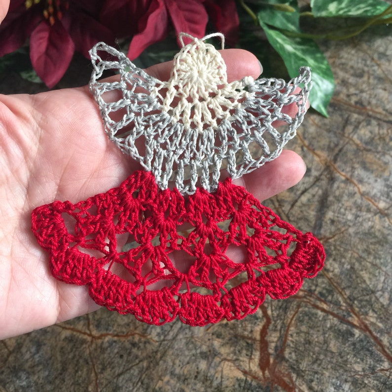 Crochet Angels Set of 3 Angel Ornaments Angels Tree | Etsy