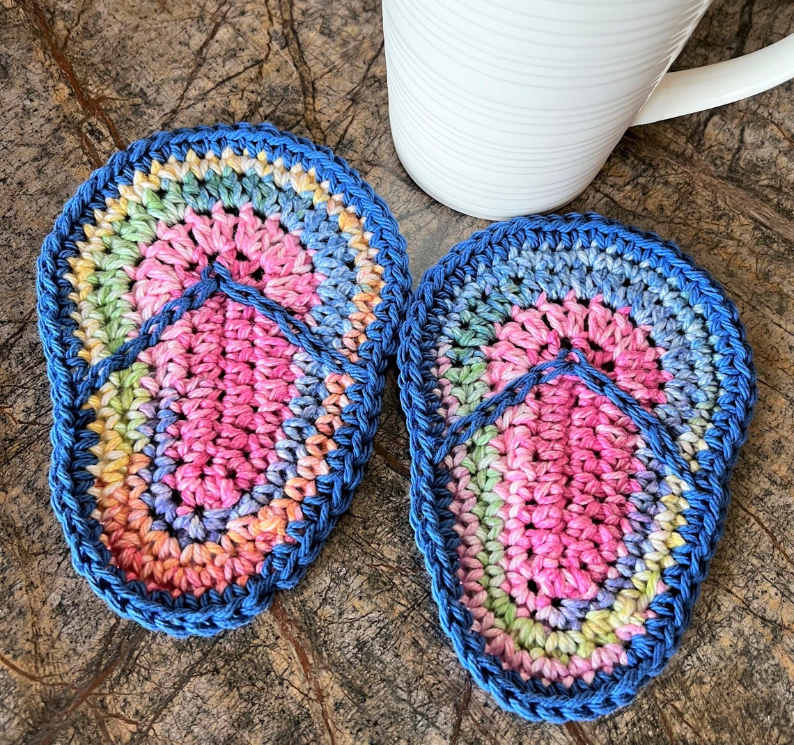 Flip Flop Coasters Set of 2 Coasters Beach Coasters Gift - Etsy