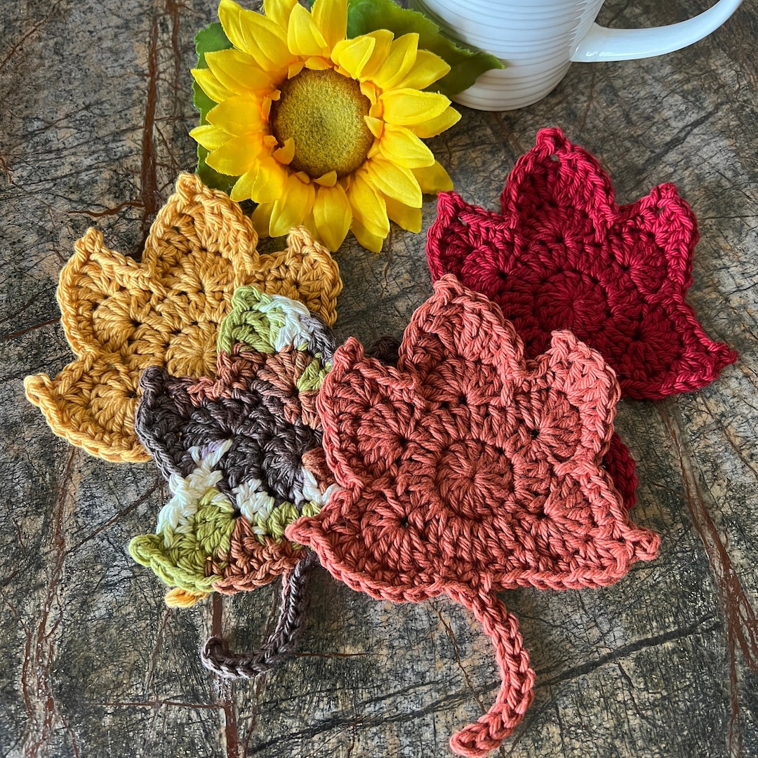 Maple Leaf Coaster Set of 4, Autumn Leaves Coasters, Fall Decor, Fall ...