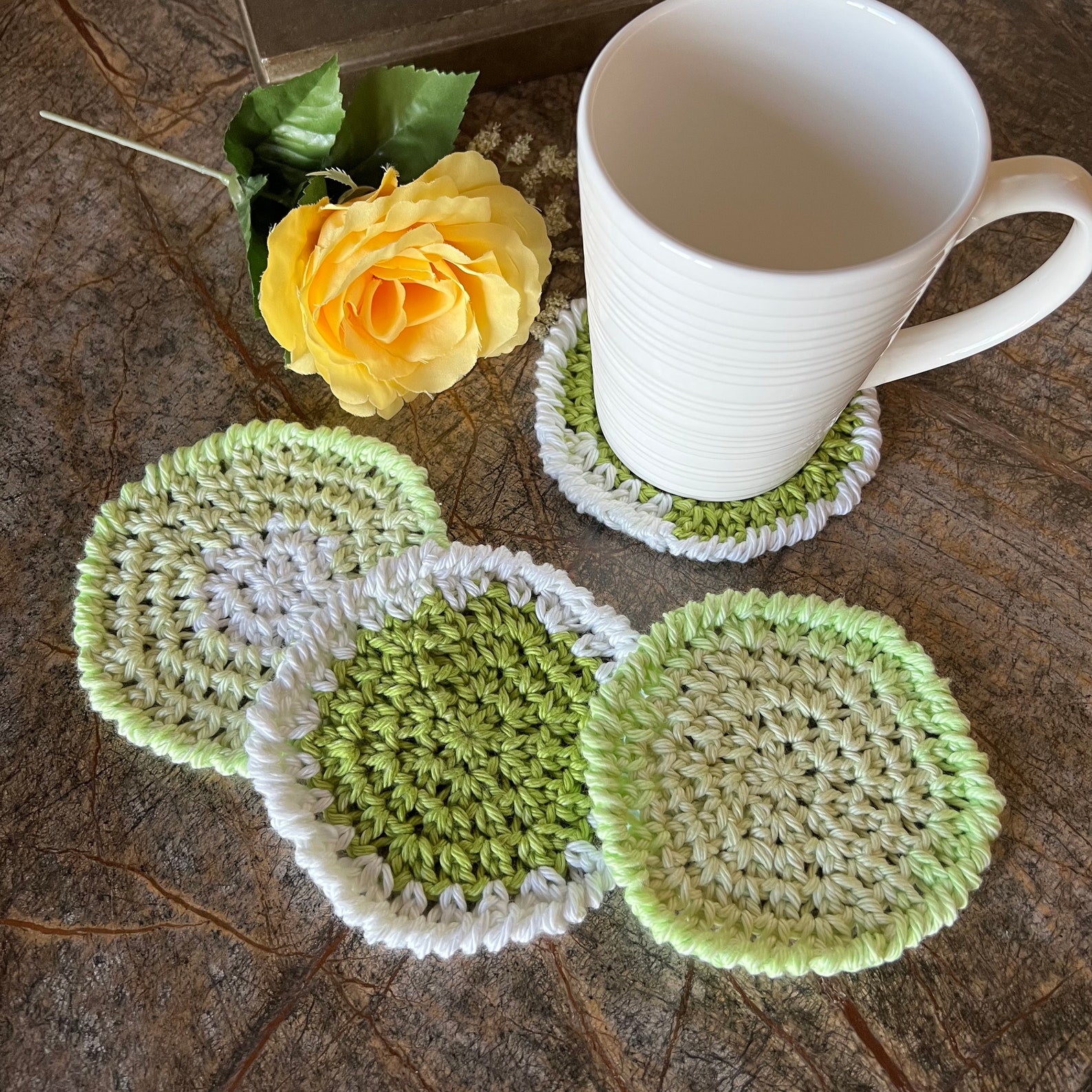 Seashell Coasters Set of 4 Seashell Beach Coasters Coasters - Etsy